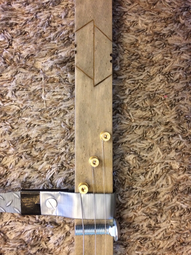 “No Parking” 6-Foot Signpost Resonator Guitar | Junk Shop Audio